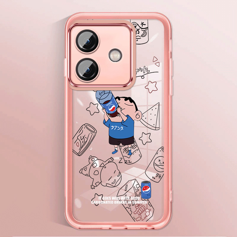 realme Note 60 note60 50 Shin-chan Case Glossy Phone Casing Cartoon ...