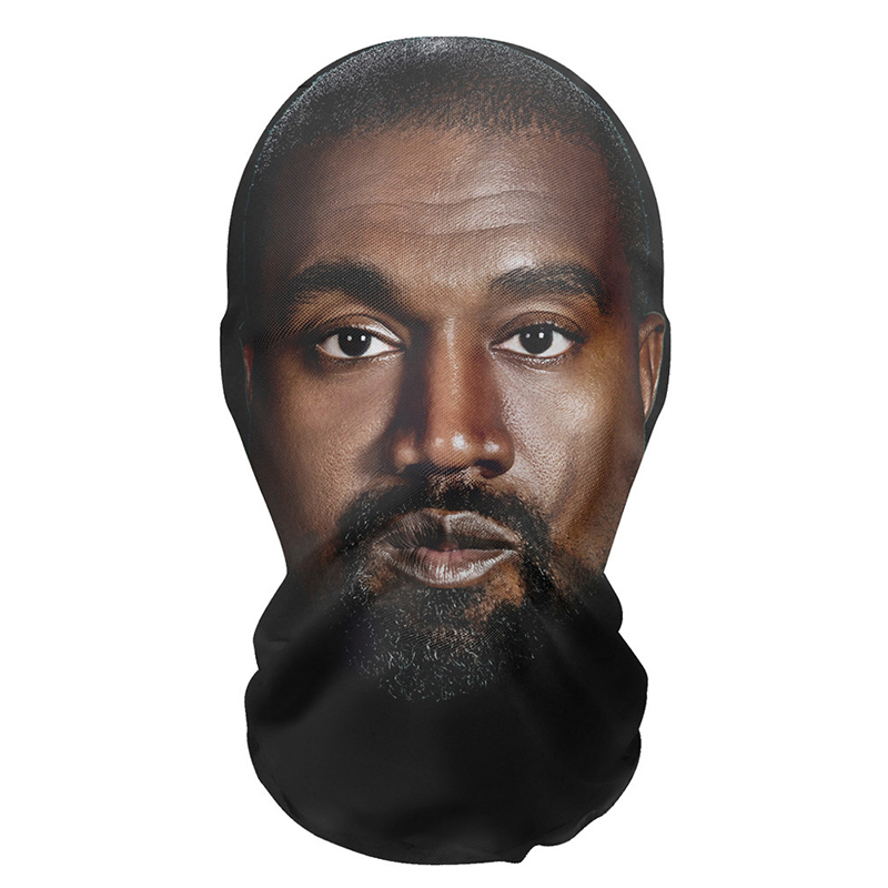 Human Face Performance Prank Headgear Full Face 3D Mask Balaclava ...