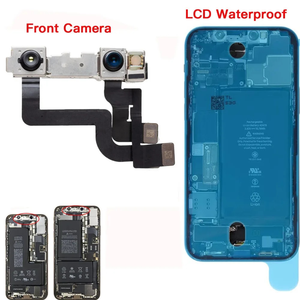 Front Facing Camera Replacement For iPhone X XR XS 11 12 Mini Pro Max ...