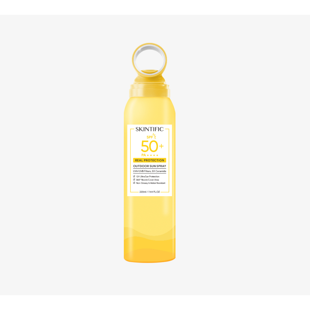 【220ml】SKINTIFIC Outdoor Sunscreen Spray SPF 50+ PA++++ กันแดด ครีมกัน ...