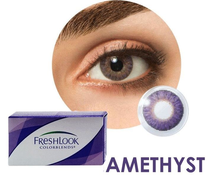 Colour AMETHYST - Fresh Look acl Colour Blends Contact Lens - Full Set ...