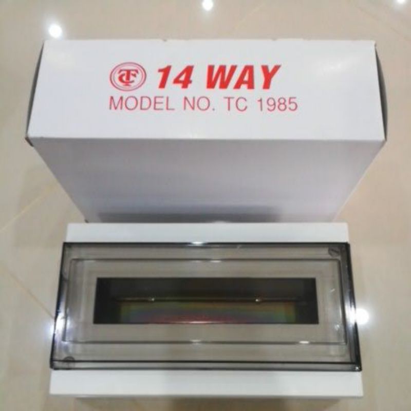 TC DB Box (Distribution Board) PVC 14 Way | Lazada