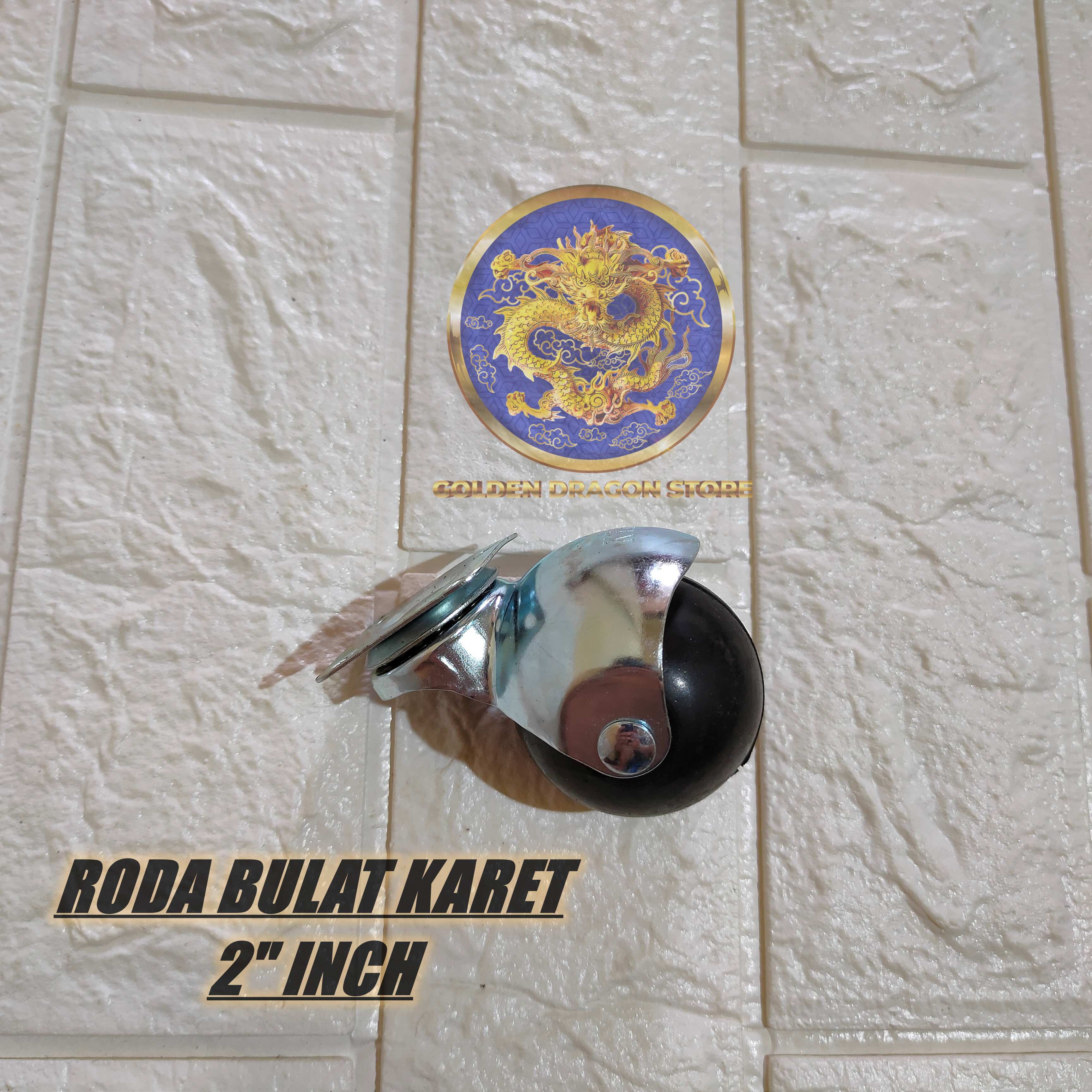 Roda Bulat Karet 2" inch | Lazada Indonesia