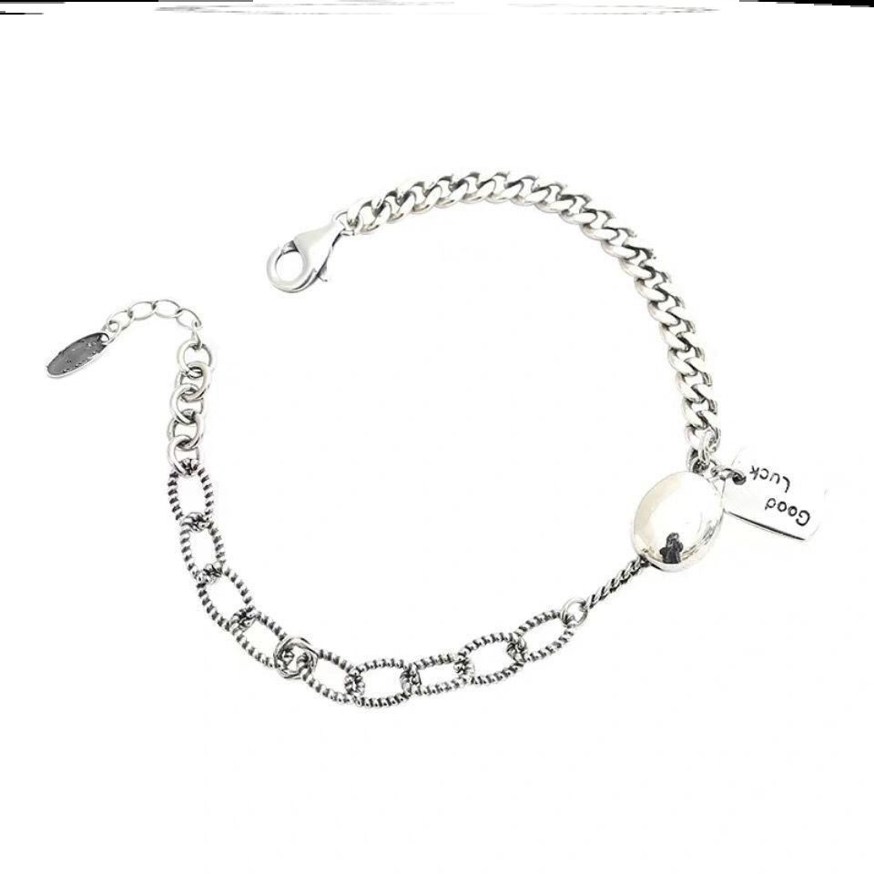 Sale】925 Square Brand Luck Bracelet Female Korean Style Ins Niche ...