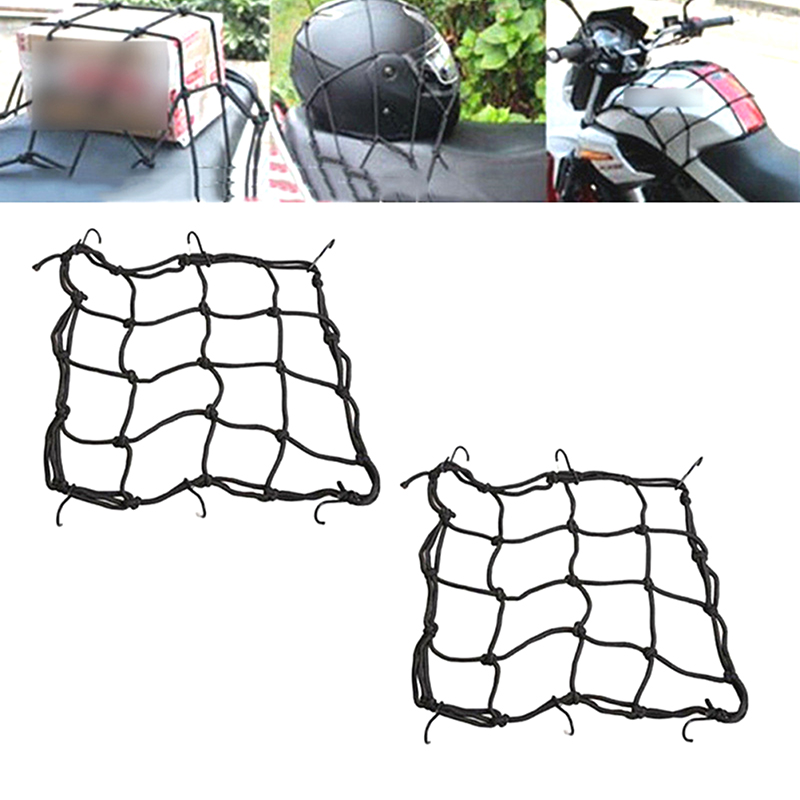 1 Pcs Motorcycle Luggage Net Helmet Mesh Fuel Tank Storage Rubber Band ...