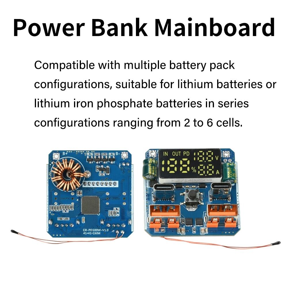 Buck Boost Board 4S Configuration PD 100W Fast Charging Module 20V 5A ...