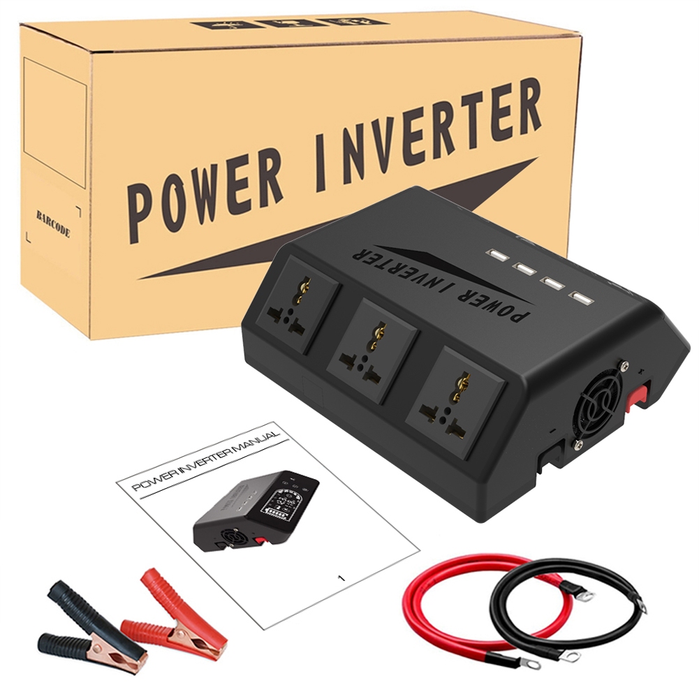 Pure SineWave Portable Inverter Car Power Inverters Voltage Transformer ...