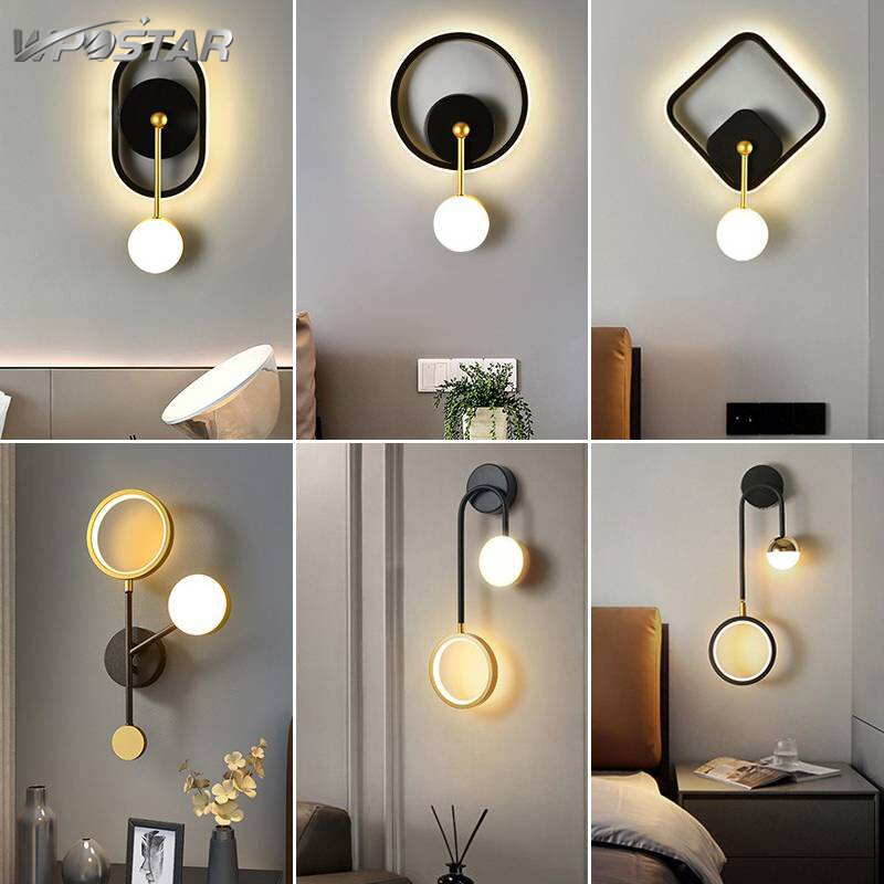 Nordic Wall Lamp Living Room Wall Light Modern Living Room Corridor ...