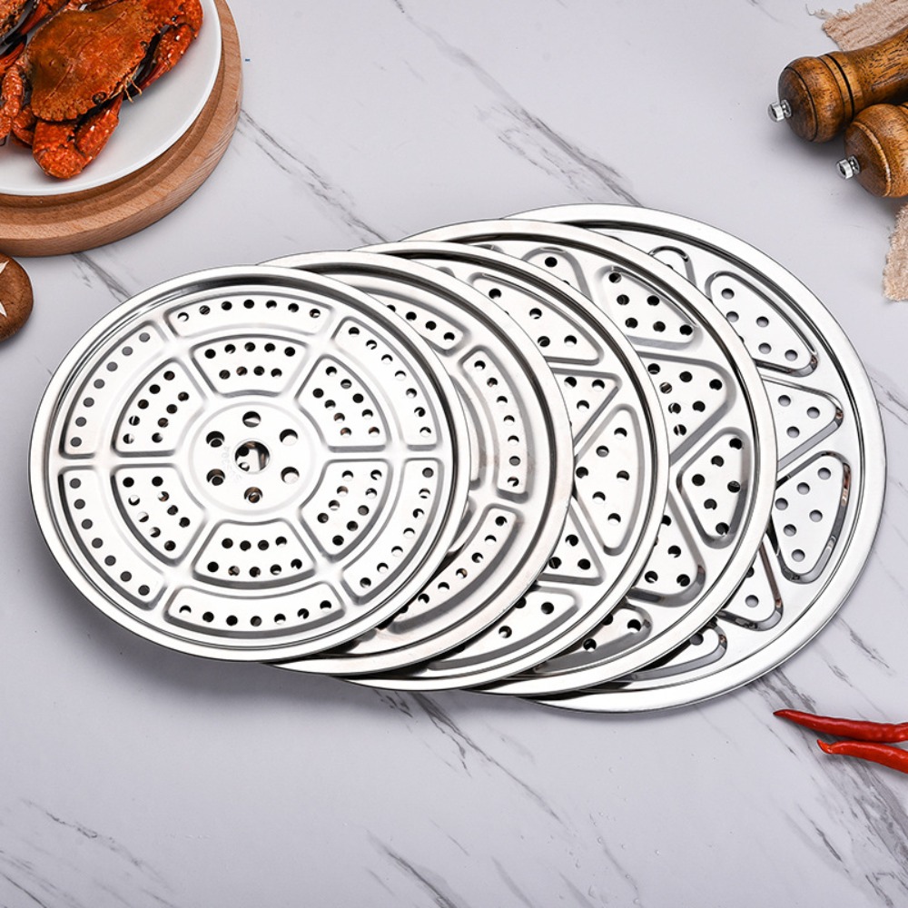 Multifunctional Stainless Steel Steamer Rack Classic Round Pressure ...
