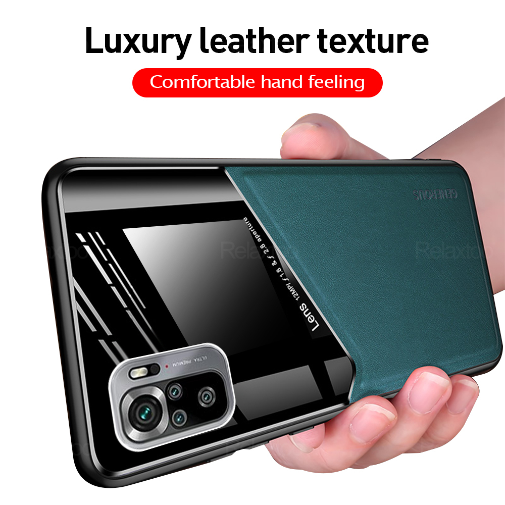 10s note10 case leather texture phone cover for xiaomi redmy redme 10 ...