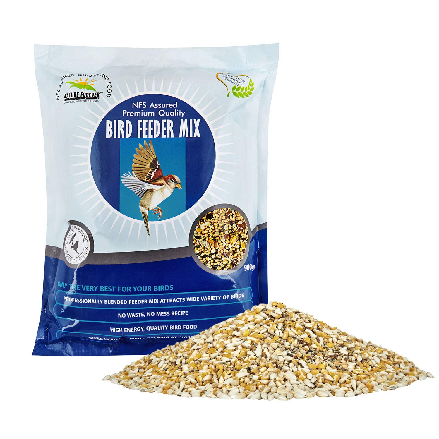 Nature Forever All Life Stages Bird Seeds Feeder Mix, Millet, 1kg, 1 ...