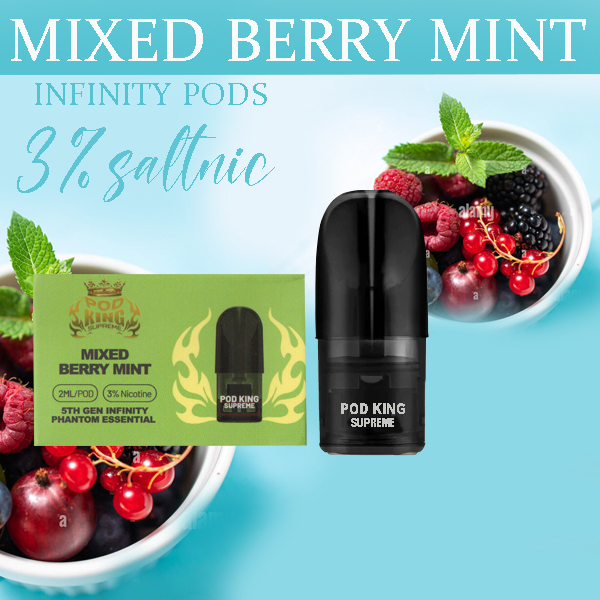 LEGIT POD KING SUPREME REL.X 5TH GEN INFINITY PHANTOM (MIXED BERRY MINT ...