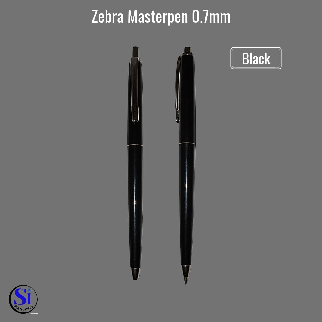 Pulpen Zebra Masterpen 0.7 Tinta Gel Hitam | Lazada Indonesia