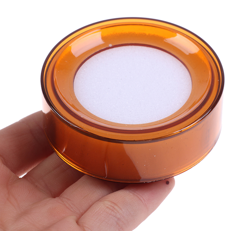 2PCS/Lot Plastic Round Case Finger Wet Sponge Damper for Casher Count ...
