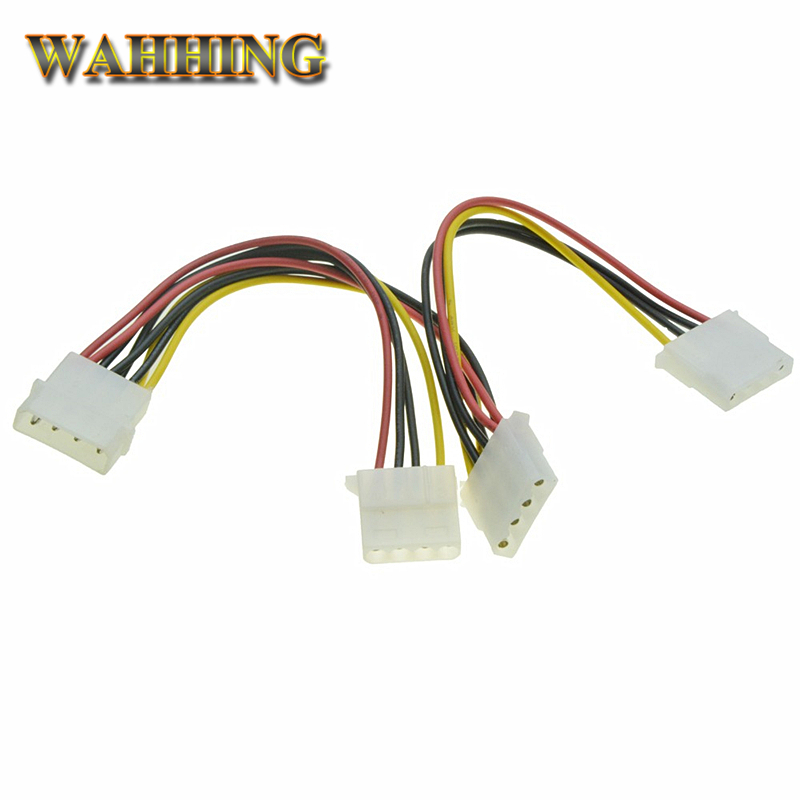 【VogueVenture】2/5x 4 Pin Molex Male to 3 port 4Pin Molex IDE Female ...