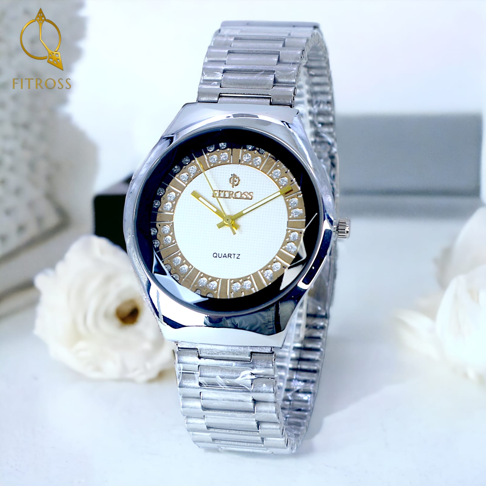 Luxury Diamond Style Ladies Watch – Women's Executive Fashion Quartz ...