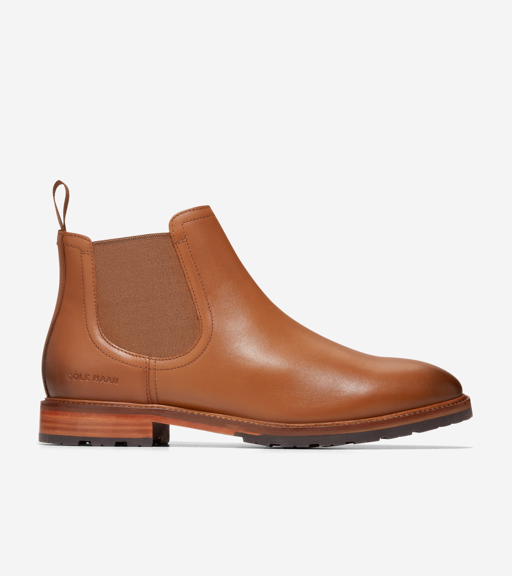 Cole Haan Man Berkshire Lug Chelsea Boot - Sepatu Pria (Coklat ...