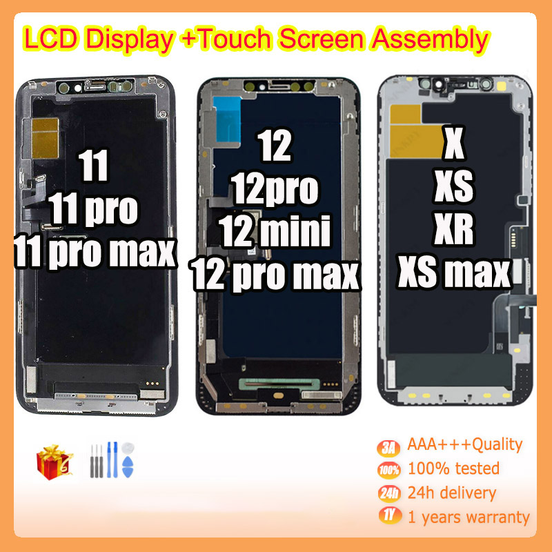 Original Oled Incell For iPhone 11 Pro Max Screen X XR XS LCD Display ...