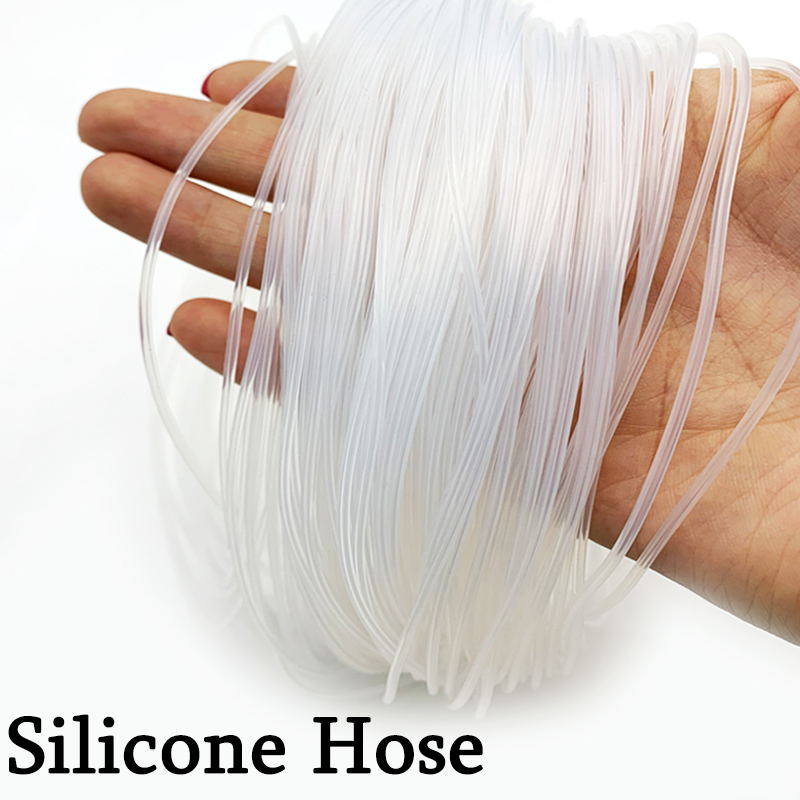 5m/10m Transparent Silicone Soft Hoses Water Pump Flexible 0.5 0.8 1 1. ...