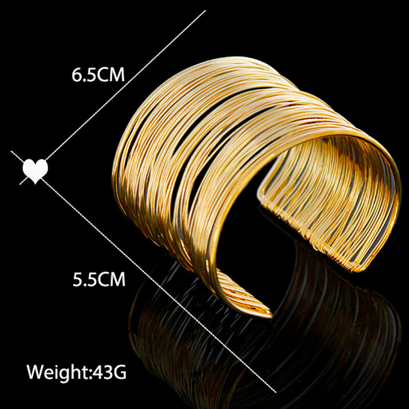 Women Fashion Statement Bracelet Bangles Dress Luxury Vintage ...