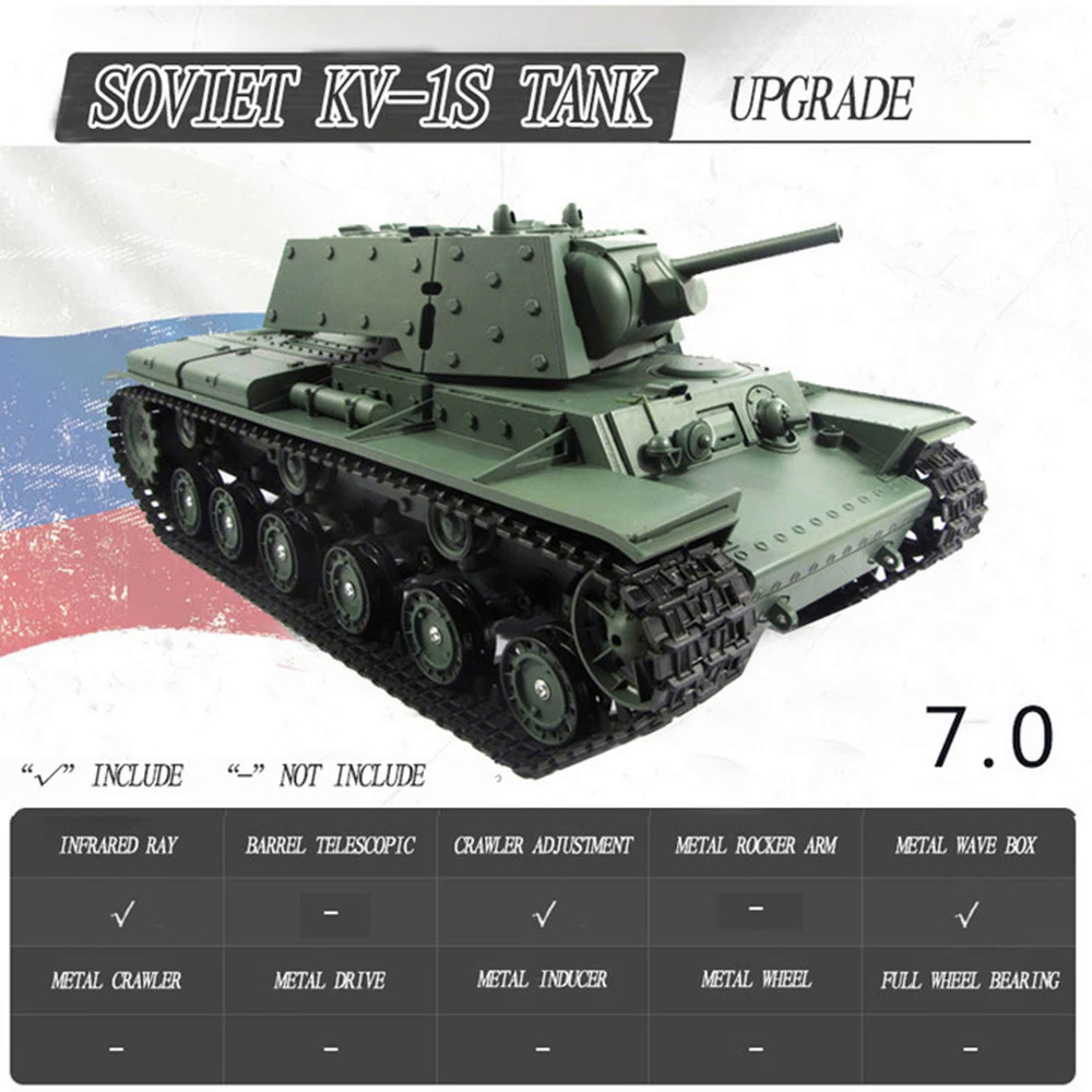 JDD [ in stock ][ original available ]Henglong 3878-1 Soviet Union KV ...
