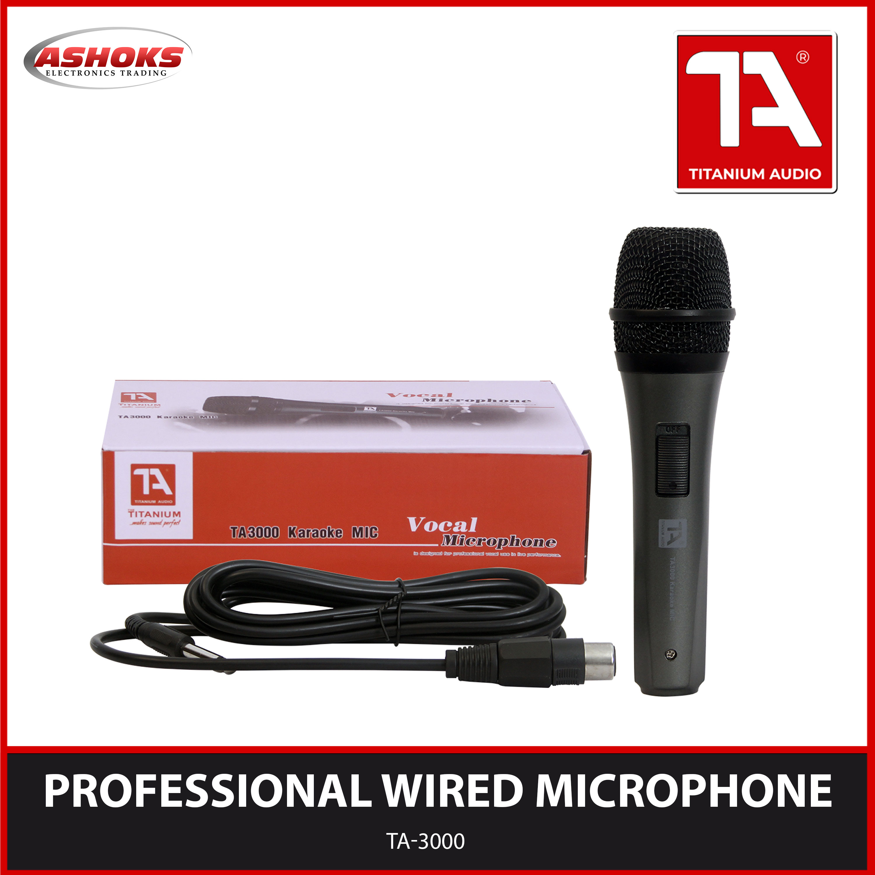 Titanium Audio TA 3000 Wired Microphone / Titanium Audio Professional ...