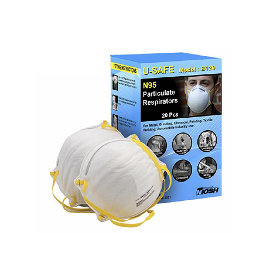 U-SAFE Model B120 N95 Particulate Respirator Disposable Mask | Lazada ...