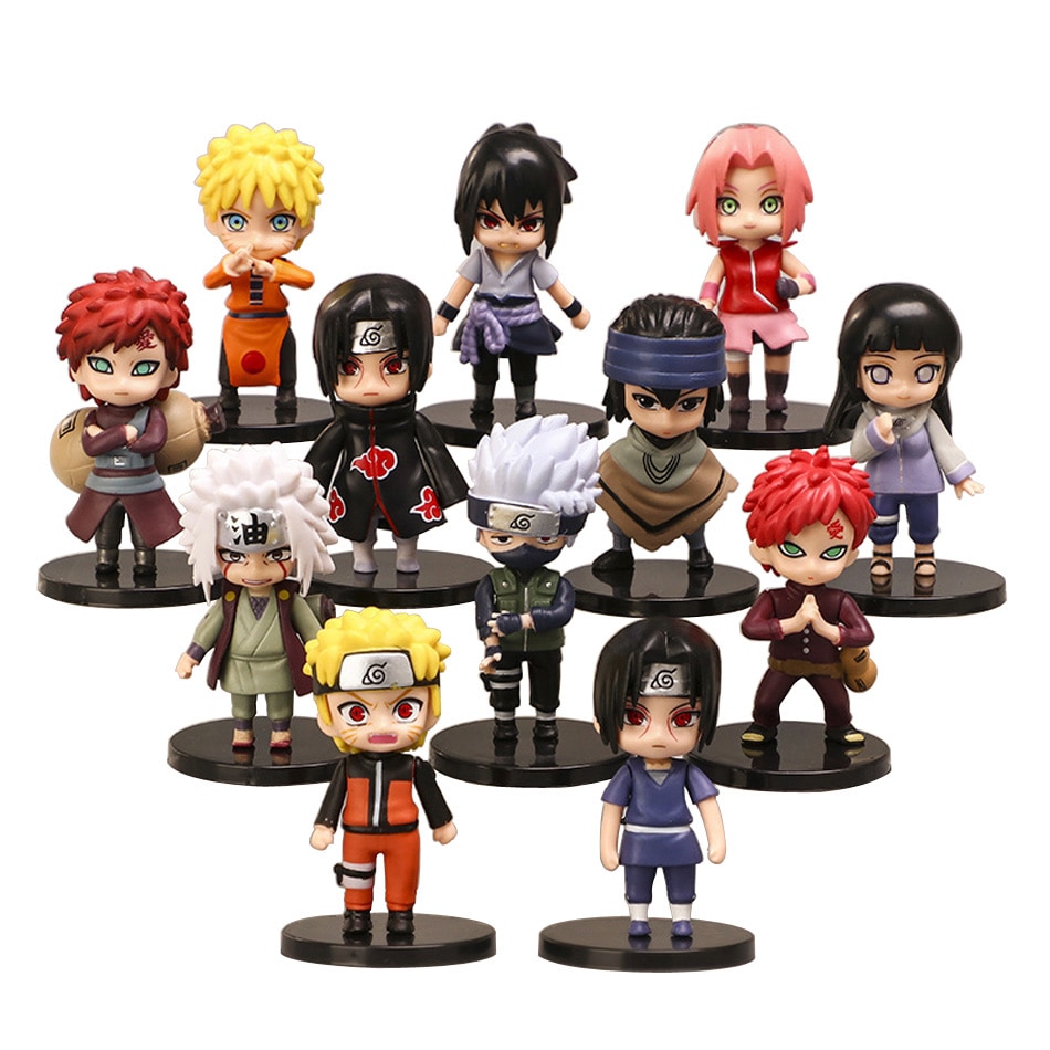 GRTRT hot selling 12 pieces/set Naruto chip crab Hinata Sasuke ...
