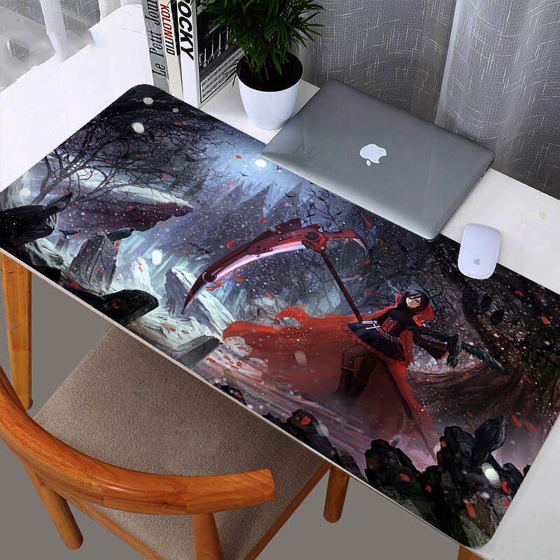 RWBY Gamer Desk Mat Setup Gamer Accessories Mousepad Anime Rug 3d Mouse ...