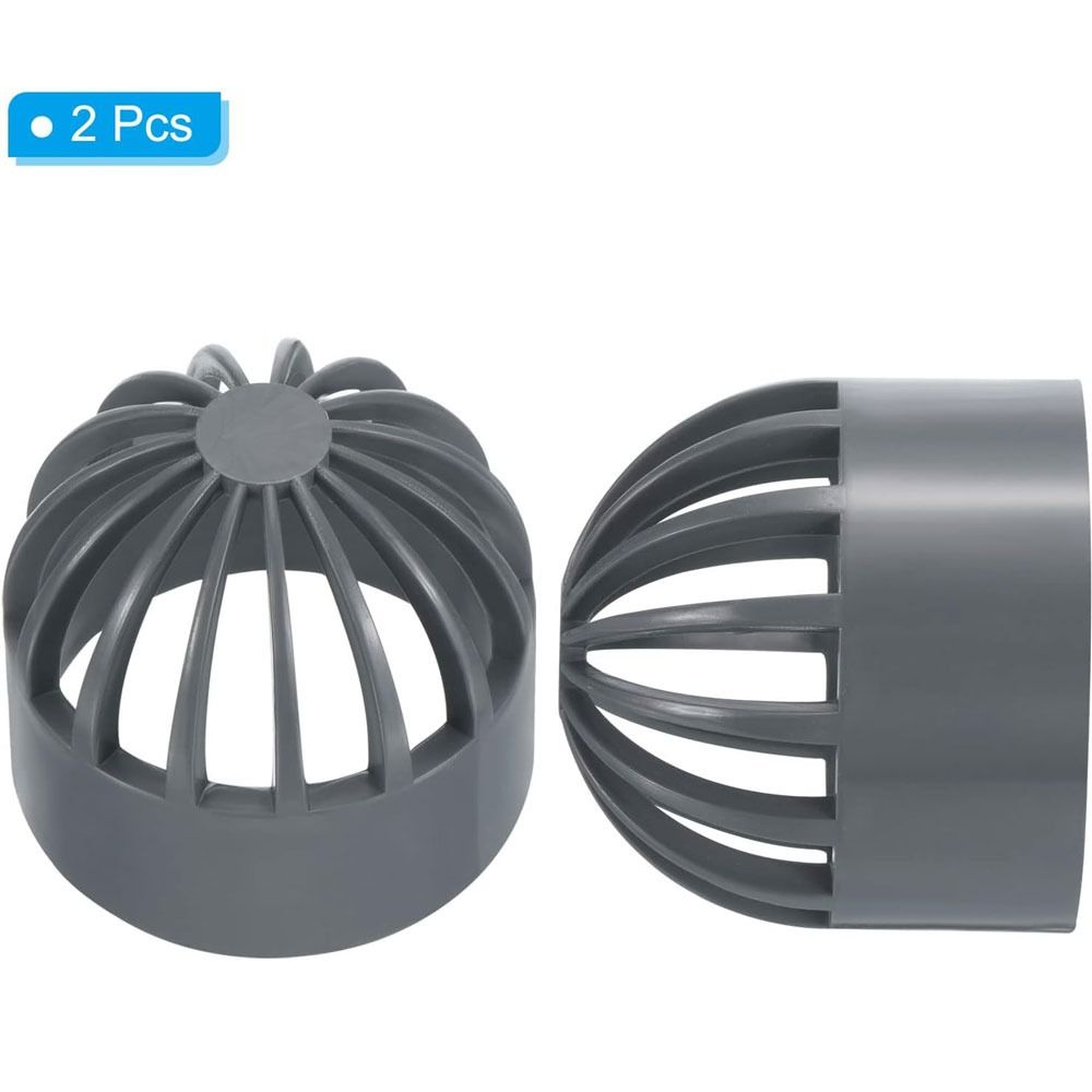 Water Pipe Fittings UPVC Drain Grate Cover, Grey 50mm Fish Tank ...