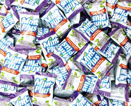 FRUIT PLUS CHEWY CANDY (25pcs) STRAWBERRY/APPLE/BLACKCURRENT/ORANGE ...