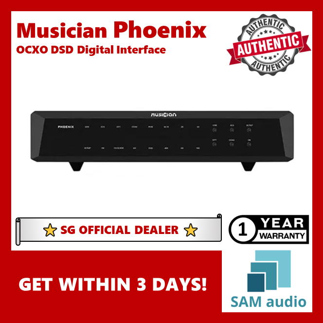 [🎶SG] Musician Audio PHOENIX DSD Digital Interface Clock OCXO ARM ...