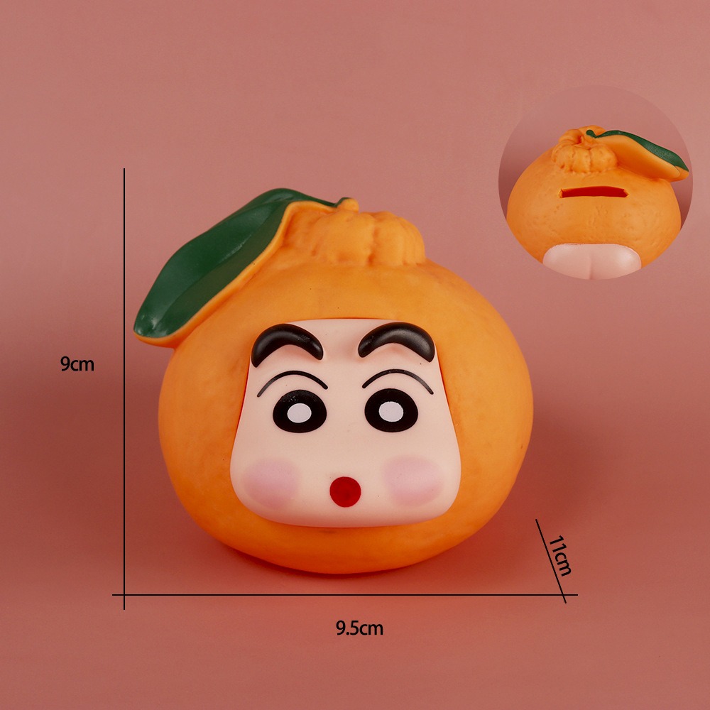 Creative Durian Fruit Crayon Shin-chan Savings Figure Model Crayon Shin ...