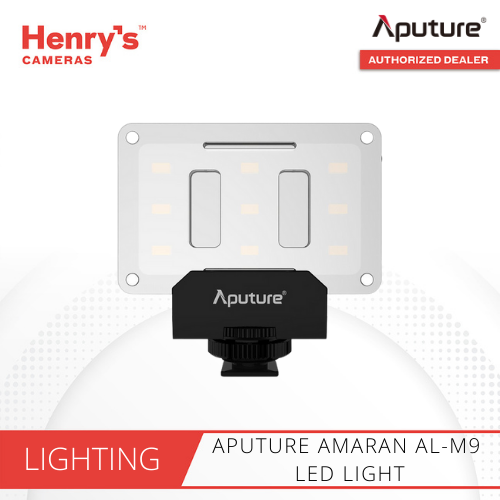 APUTURE AMARAN AL-M9 POCKET-SIZED DAYLIGHT-BALANCED LED LIGHT - HENRY'S ...
