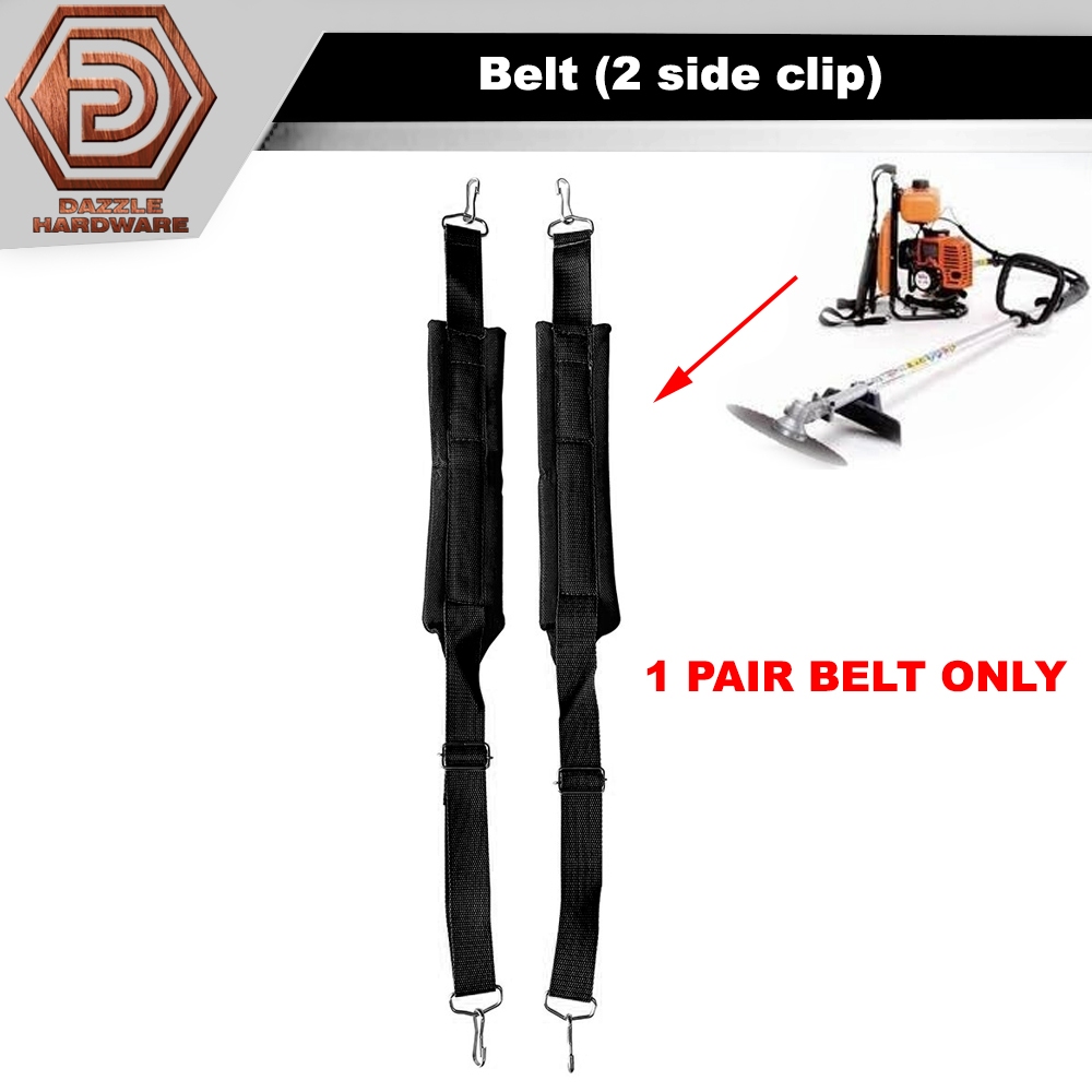 bush cutter shoulder belt 2 side clip grass cutter belt tali galas ...