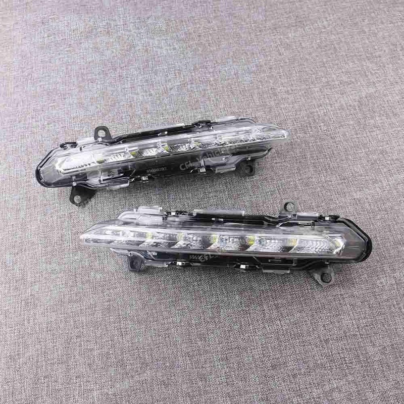 1 Pair L+R Led Drl Daytime Running Light for Mercedes S-Class 09-13 ...