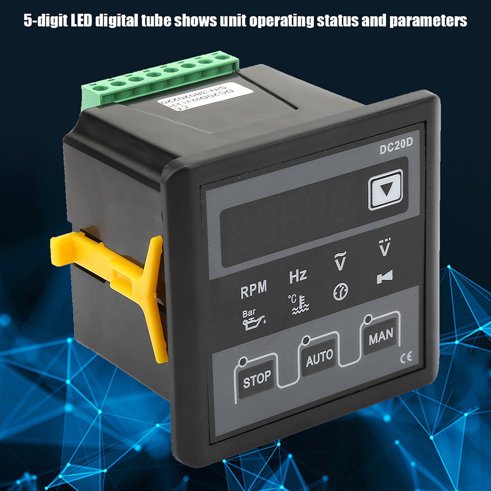 DC20D Generator Controller Control Panel Air-cooled Generator Set Automatic Control Module for ...