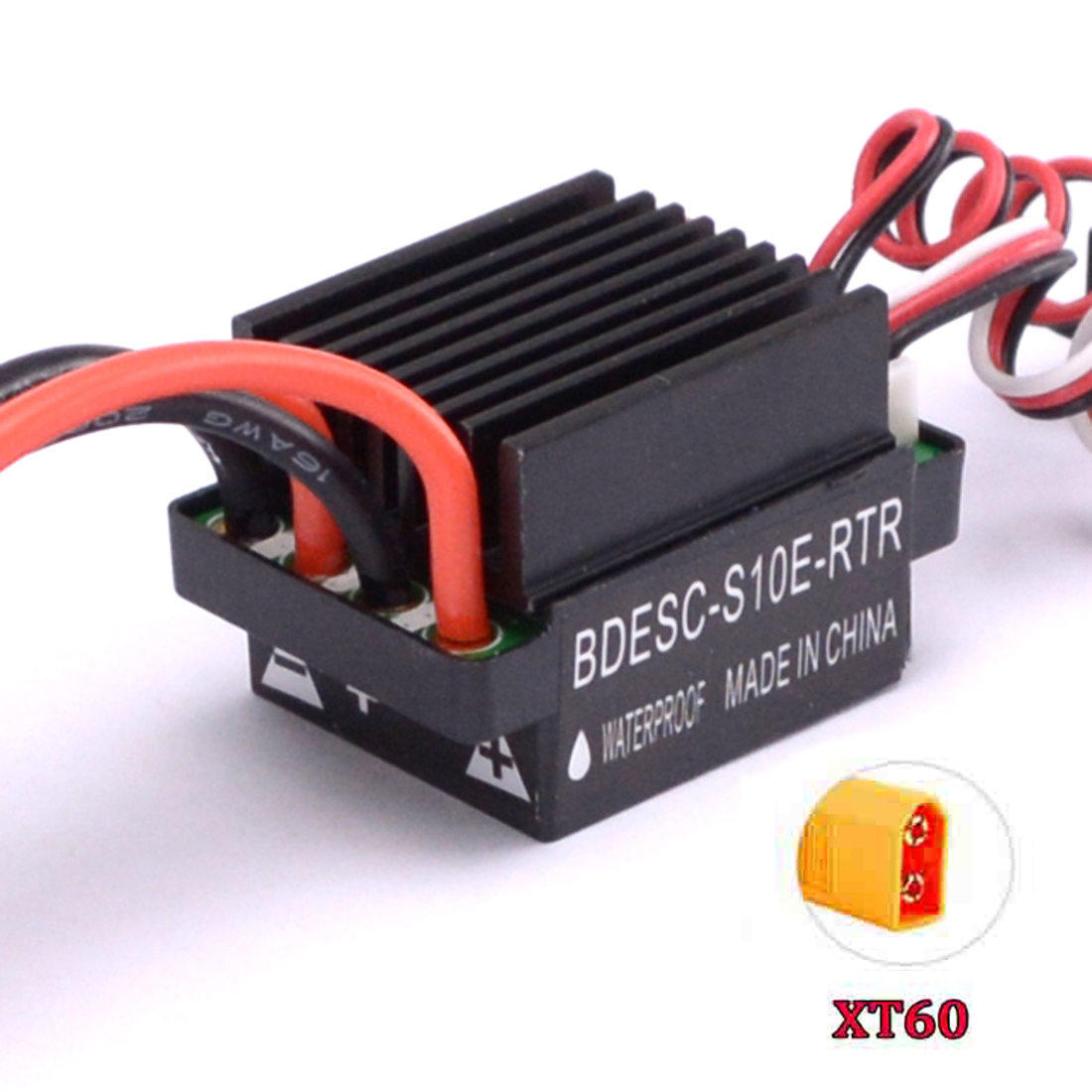 【original】 Brushed Motor Speed Controller 320A w/ 2A BEC Brush ESC for ...