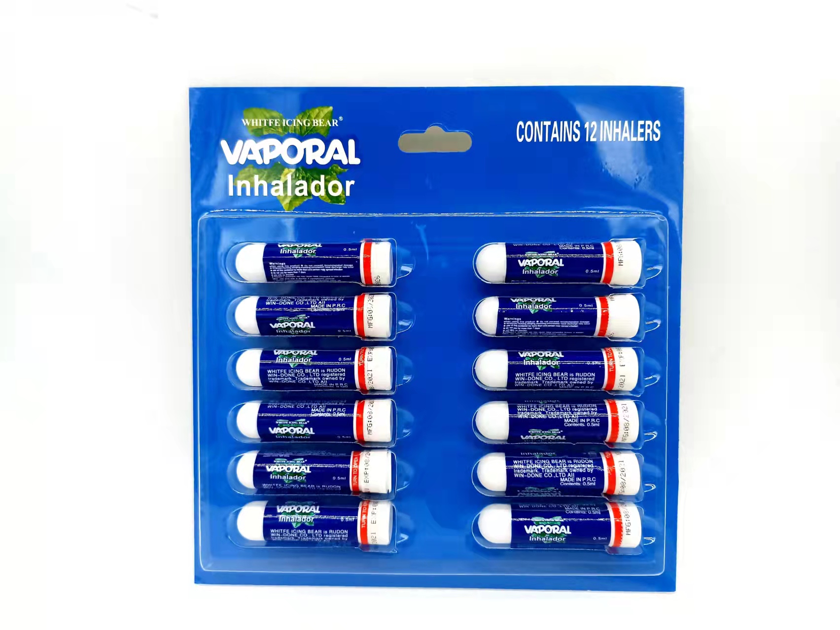 Vaporal Inhaler Nose Cold Cool Herbal Motion Sickness - sold per ...