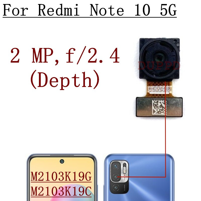 【EcoDealsq】Rear Camera For Xiaomi Redmi Note 10 5G M2103K19G, M2103K19C ...