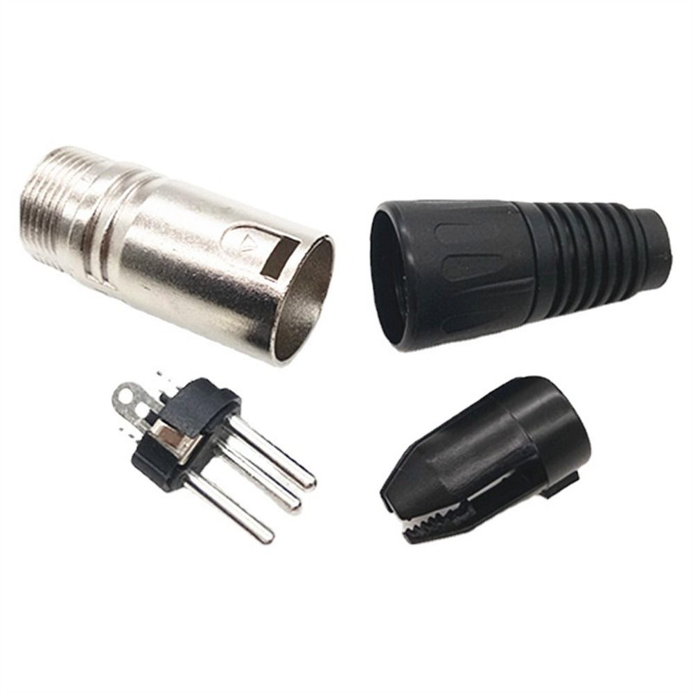 Black Microphone Accessories Audio Cables Plug Male Female MIC Snake ...