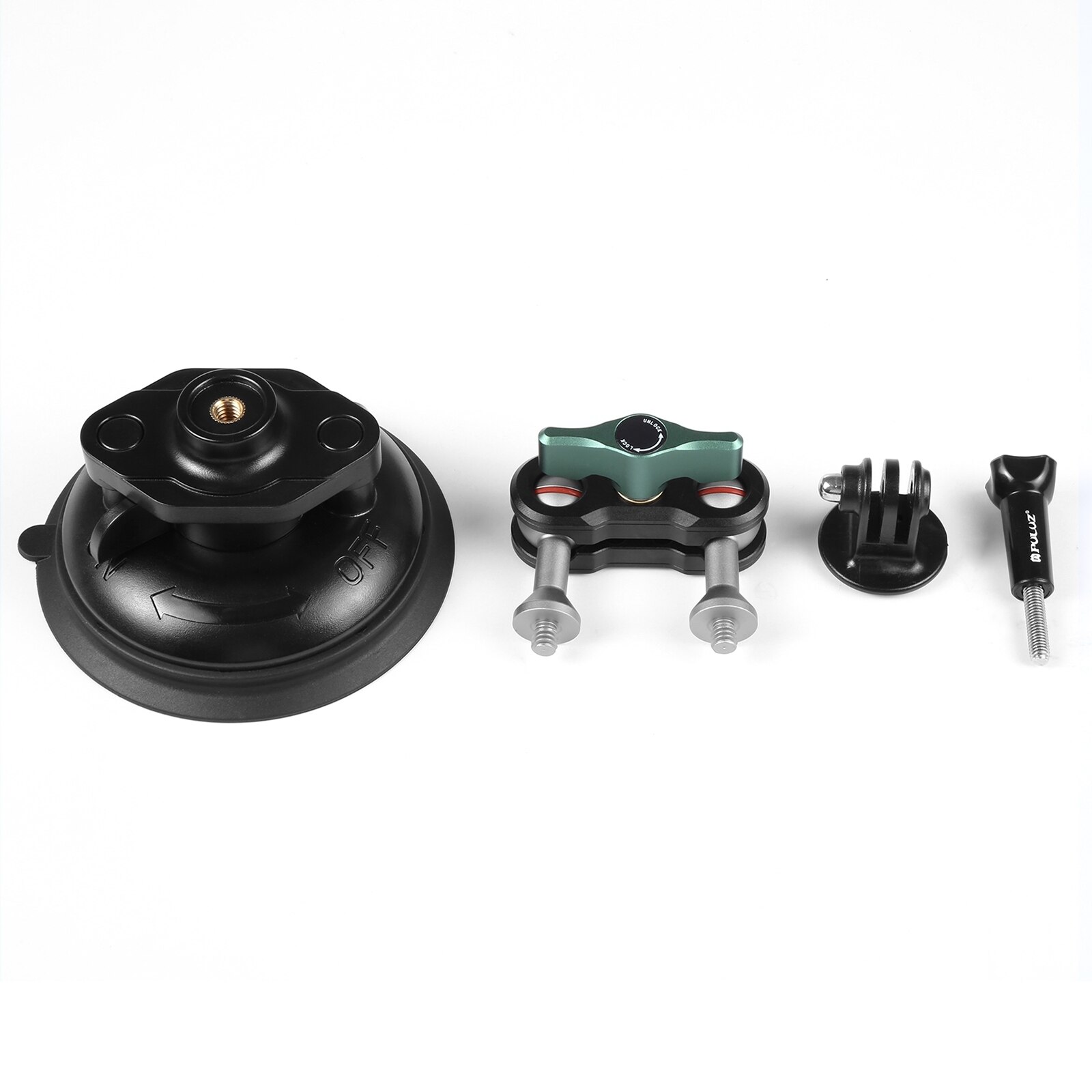 PULUZ Magic Arm Strong Suction Cup Aluminum Alloy Mount For Gopro DJI ...