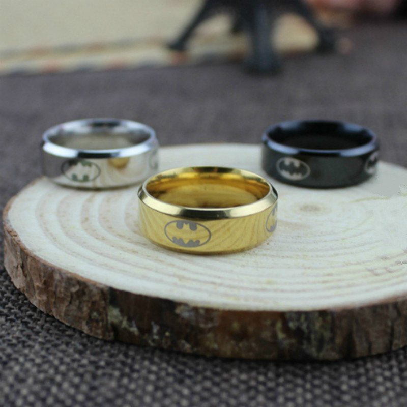 【Wildfolk Studio】【Nextvance Jewellry MALL】Stainless Steel Batman Rings ...