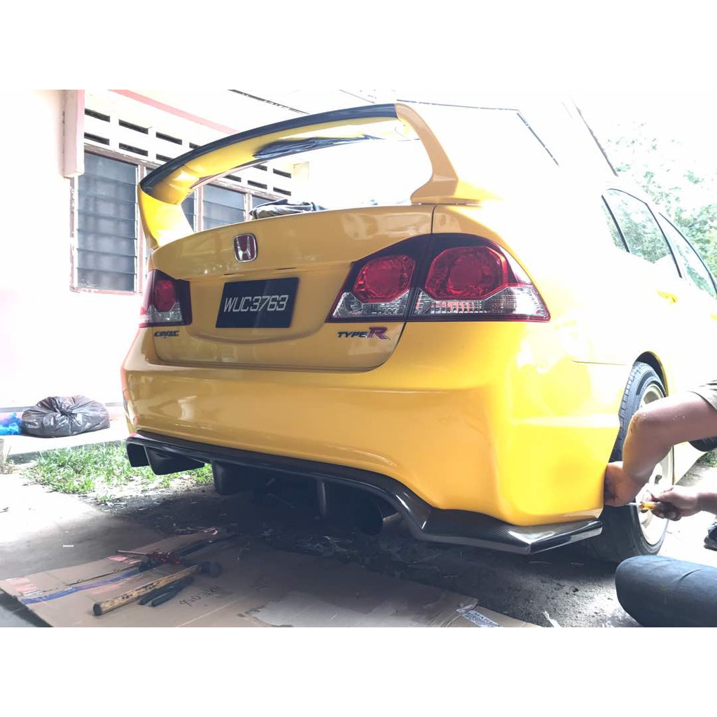 HONDA CIVIC FD JS RACING REAR DIFFUSER | Lazada