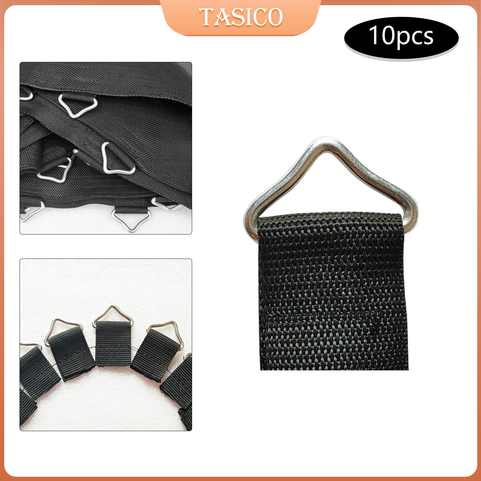 Tasico 10Pcs Triangle Buckle Spring Buckles with Webbings for Kids ...