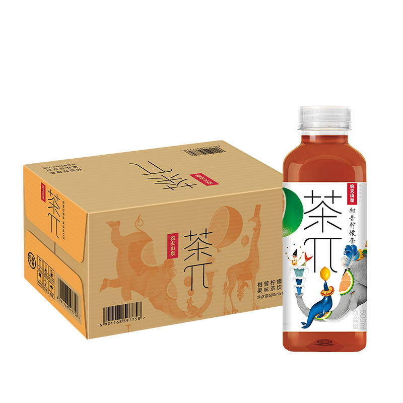 (Box)Nongfu Spring Fruit Tea Cold Brew Bottle Drink Drinks Water ...