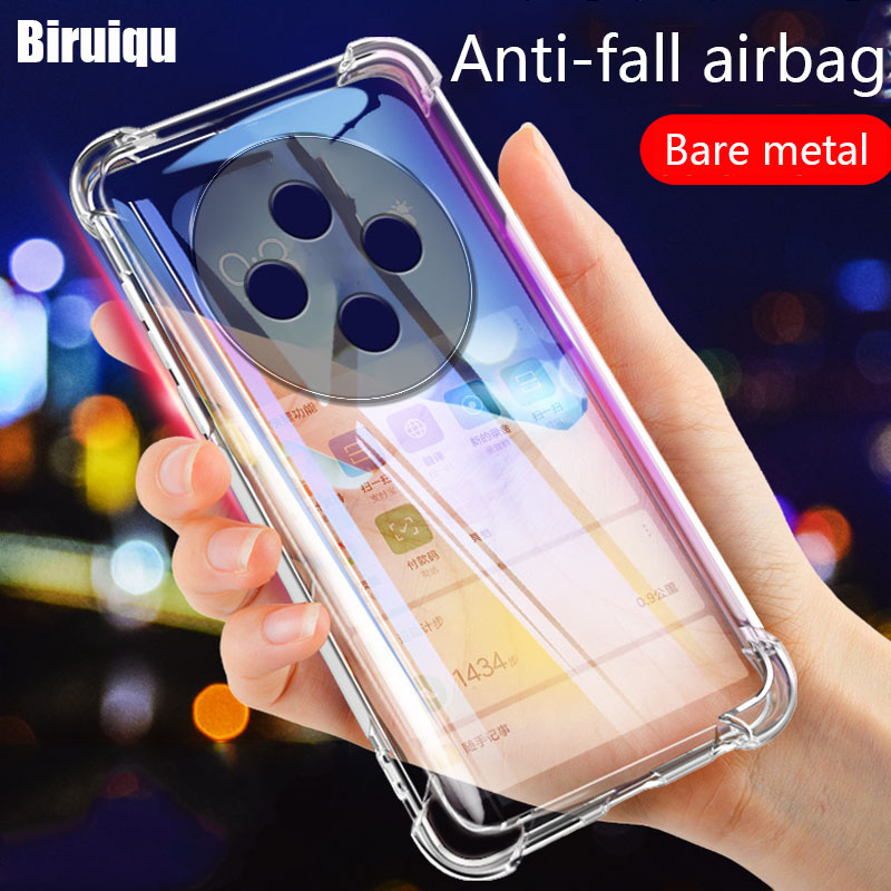 Biruiqu For Shockproof Soft Back Case Cover For OPPO Reno 12F | Daraz.lk