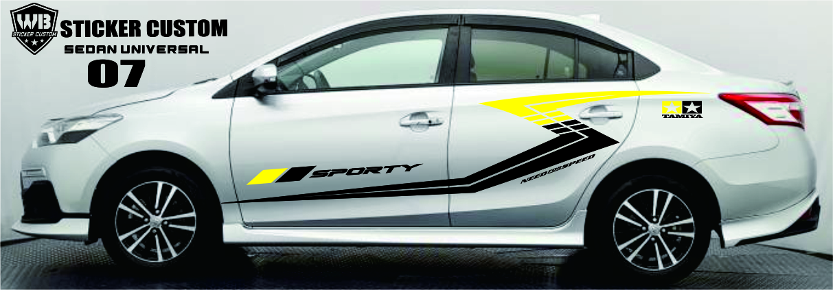 STICKER BODY SAMPING MOBIL SEDAN CUTTING STICKER MOBIL SEDAN VIOS CAMRY ...