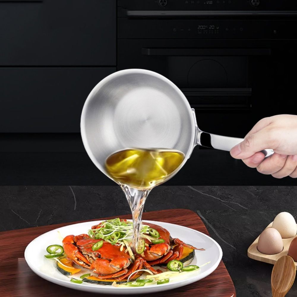 Skillet Pan Diversion Port Stainless Steel Frying Egg Pan 13cm Hangable ...