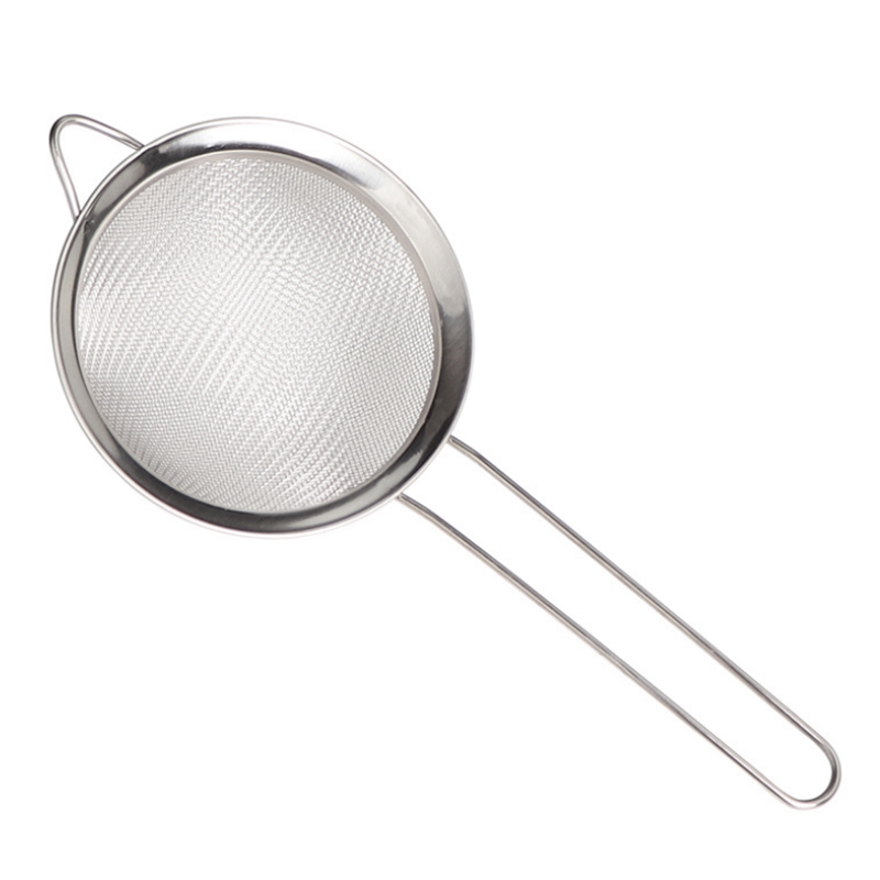 Set of 3, Stainless Steel Wide-Edge Twill Oil Grid Colander, Kitchen ...